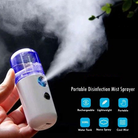 Jual Nano Spray Spary Mini Murah Water Facial Cooling Semprotan Air Wajah USB Humidifier Mist ...