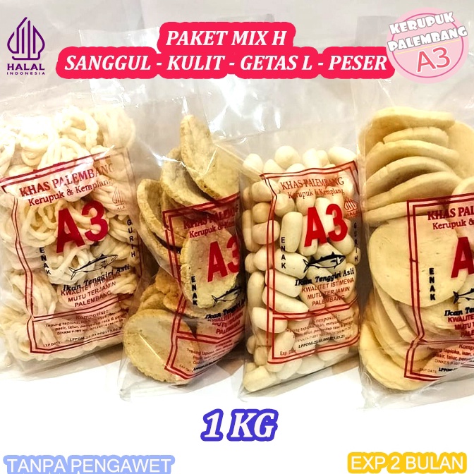 Jual PAKET MIX H KEMPLANG BESAR GETAS LONJONG KULIT SANGGUL MINI ...