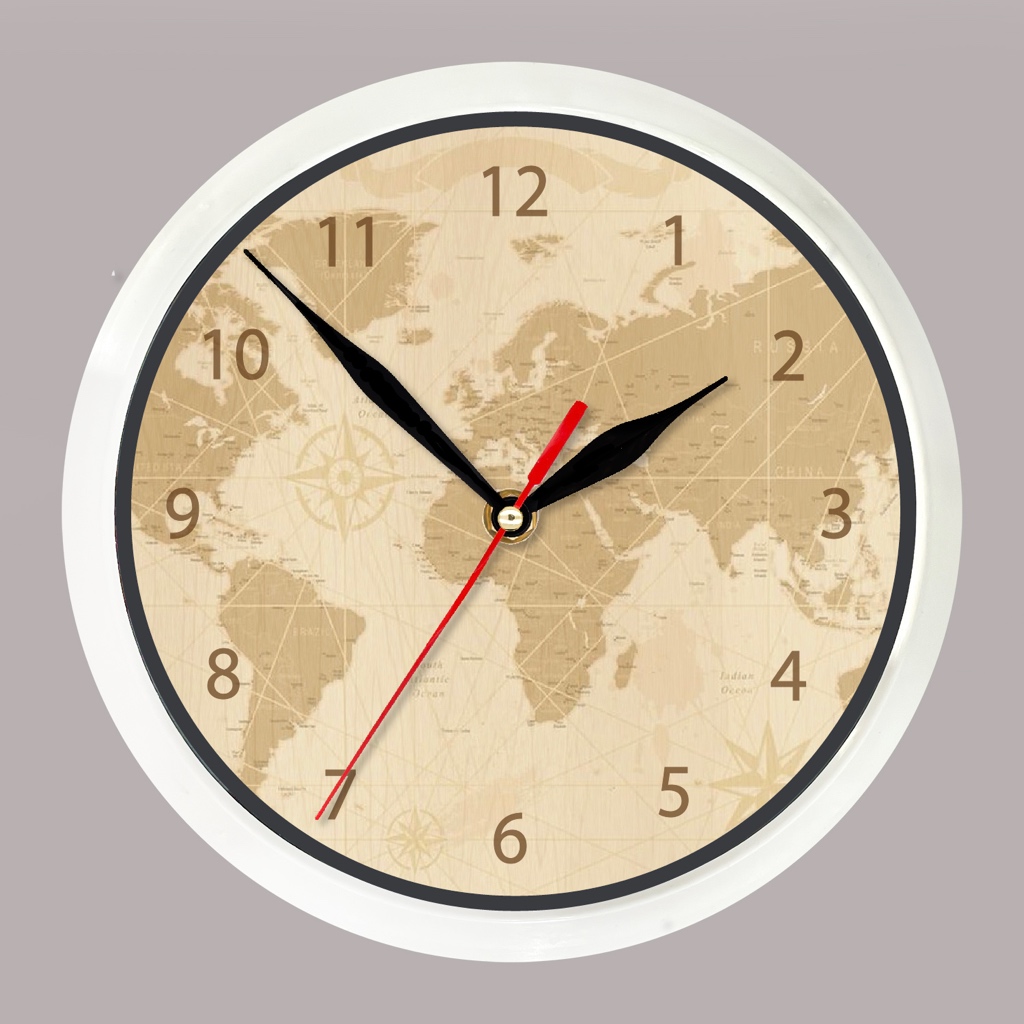 Jual Jam Dinding 1952 Maps / Atlas | Shopee Indonesia