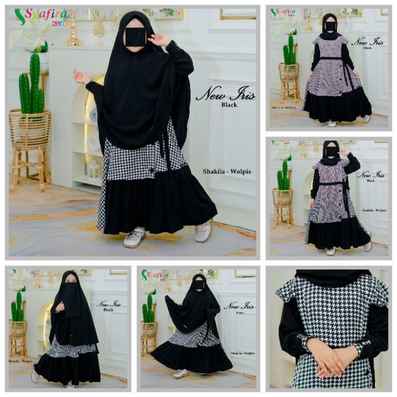 Jual New iris by Syafira kids( ready dari size mini sampai dewasa ...