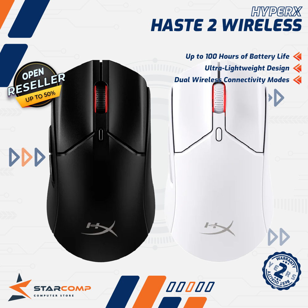 Jual HyperX Haste 2 Wireless - Mouse Gaming | Shopee Indonesia