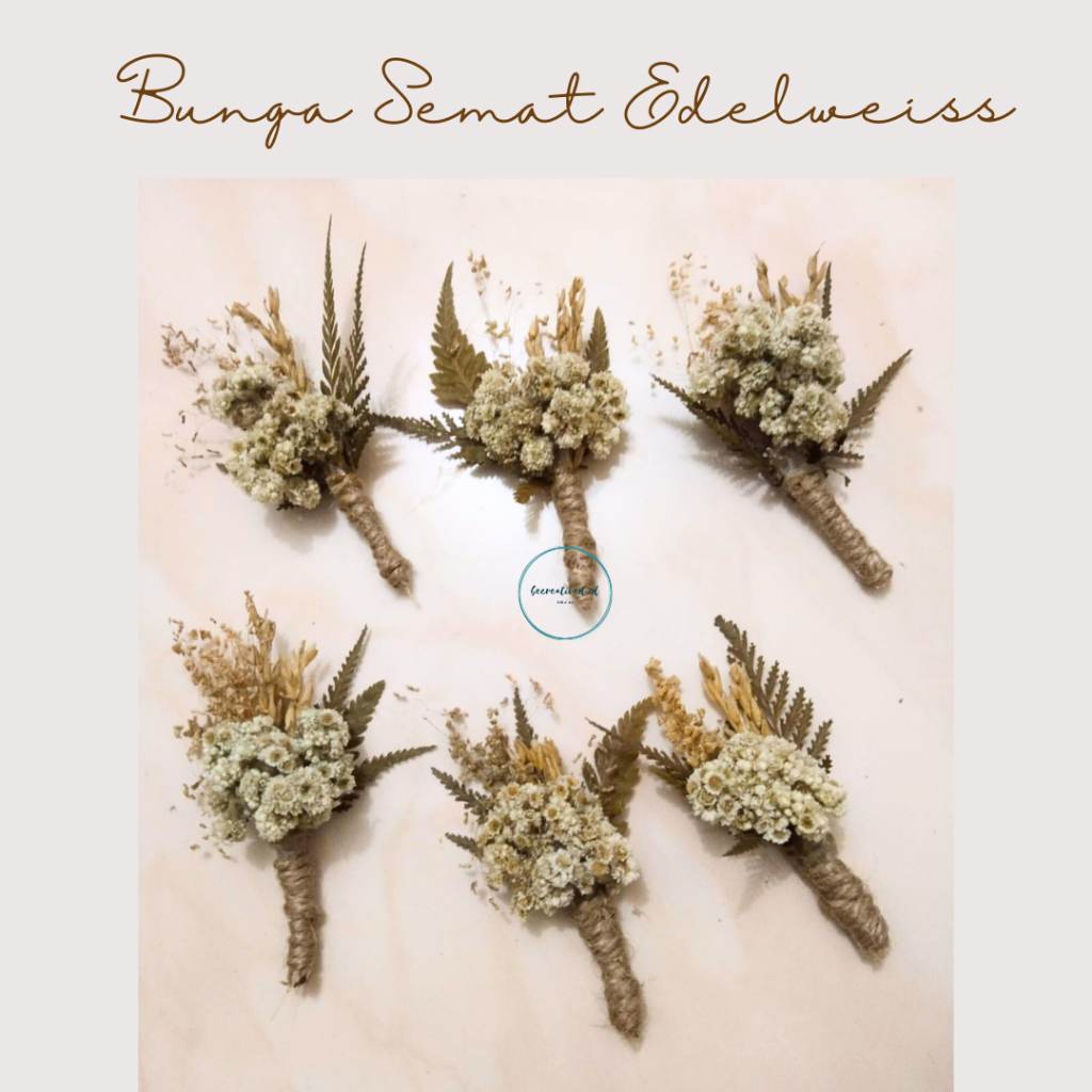 Jual Bunga Semat Edelweis Tanpa Bros Cocok Untuk Bunga Semat Jas ...