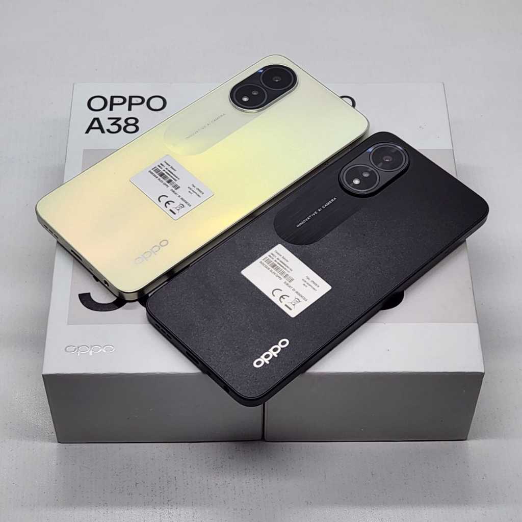 Jual Oppo A38 4/128 6/128 GB Garansi Resmi Indonesia Second Fullset | Shopee Indonesia