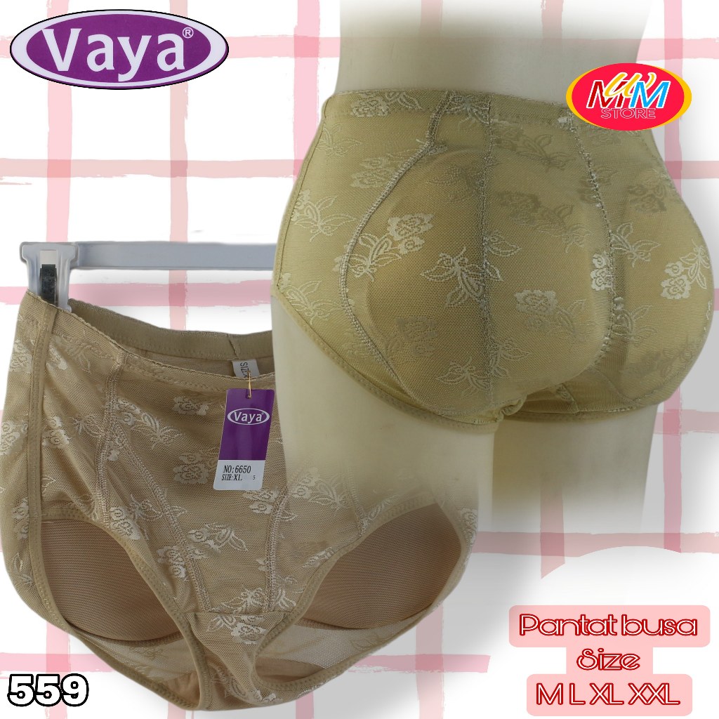 Jual M559 Vaya Celana Dalam Busa Bokong Tebal, Pantat Palsu Wanita, Bokong Busa | Shopee Indonesia