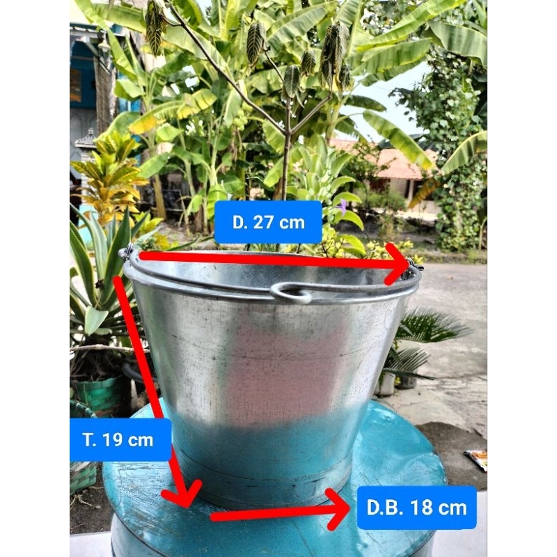 Jual Ember Besi/ Ember Timba/ember seng | Shopee Indonesia