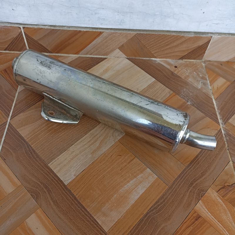 Jual muffler knalpot selenser silincer Suzuki RGR 150 rgr txr Original | Shopee Indonesia