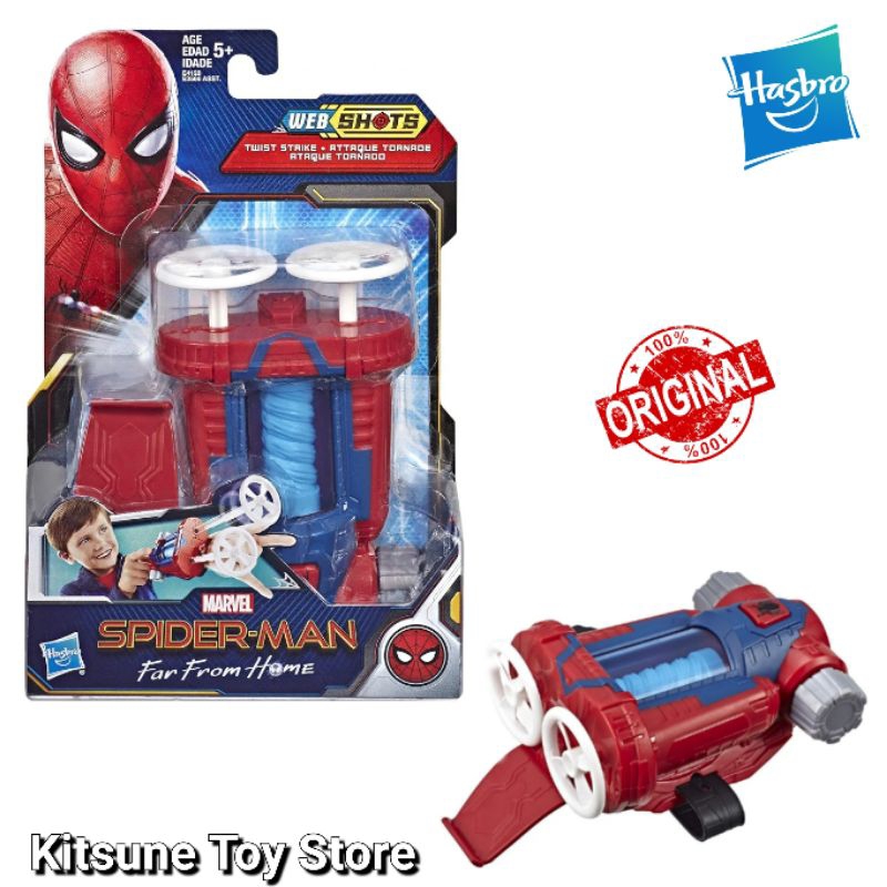 Jual Marvel Spiderman E8361 Web Shots Twist Strike Original Hasbro ...