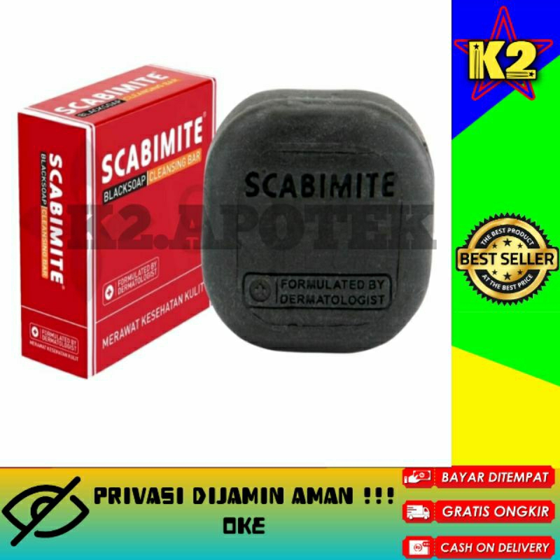 Jual Scabimite Blacksoap Cleansing 60 g - Untuk Perawatan Kulit Gatal ...