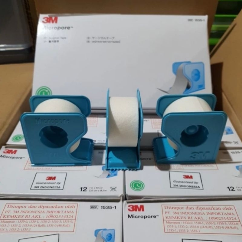 Jual Micropore 1 inch 3M / Micropor 3M / Plester Luka Satu inch ...