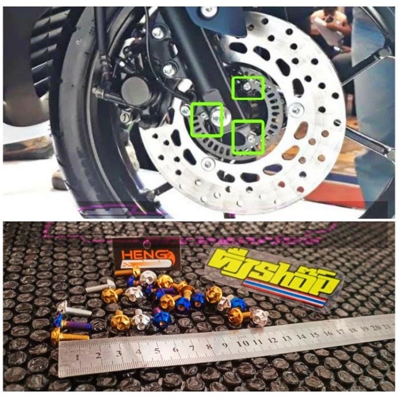 Jual Baut sensor ABS Yamaha aerox nmax old new stainless Heng original ...
