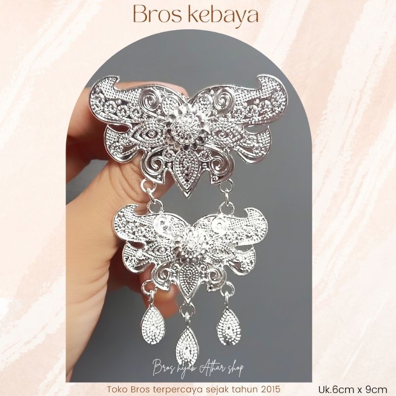 Jual Bros Kebaya Besar Susun 2 Bros Hewan Burung Merak Baru Model ...