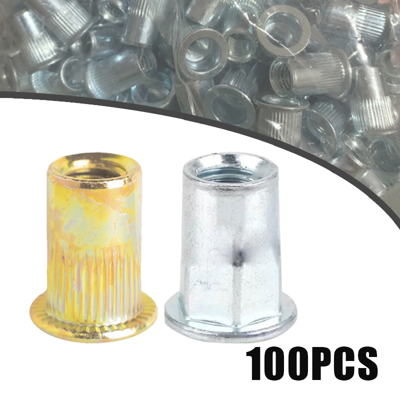 Jual 100pcs Rivet Nut M6 / Insert Rivet Nut / Mur Rivet /Rivet Mur ...