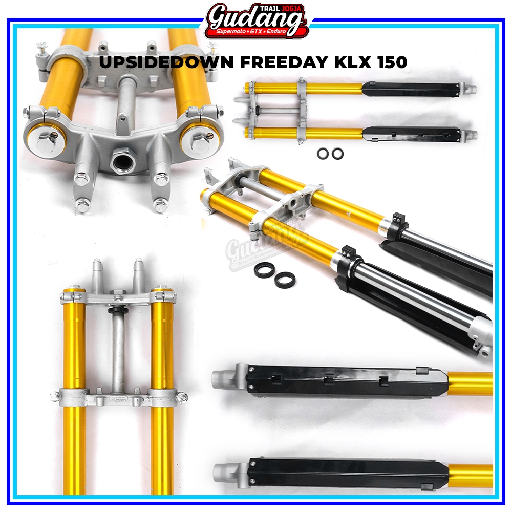 Jual Upsidedown Upside Down USD Trail FREEDAY KLX 150 BIGFOOT/DTRACKER Cross Shock Depan ...