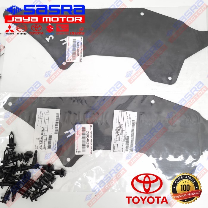 Jual Seal Liner Fender Set ORI INNOVA TOYOTA GENUINE PARTS #sja ...