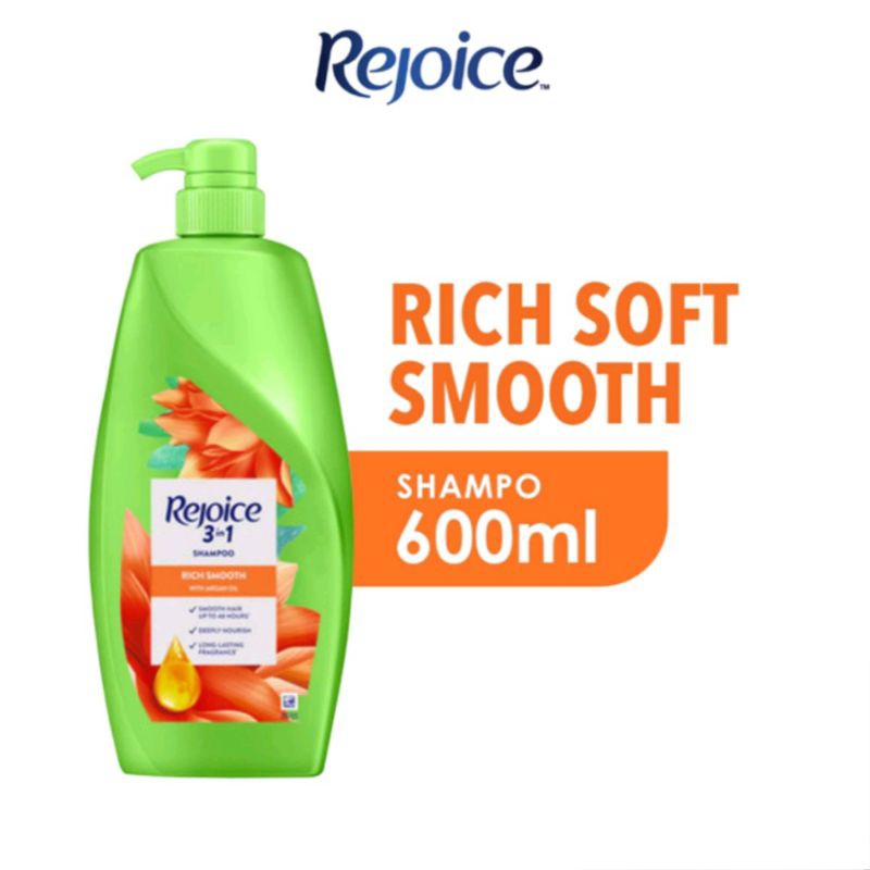 Jual Rejoice Shampoo Rich Halus Lembut 600ml | Shopee Indonesia