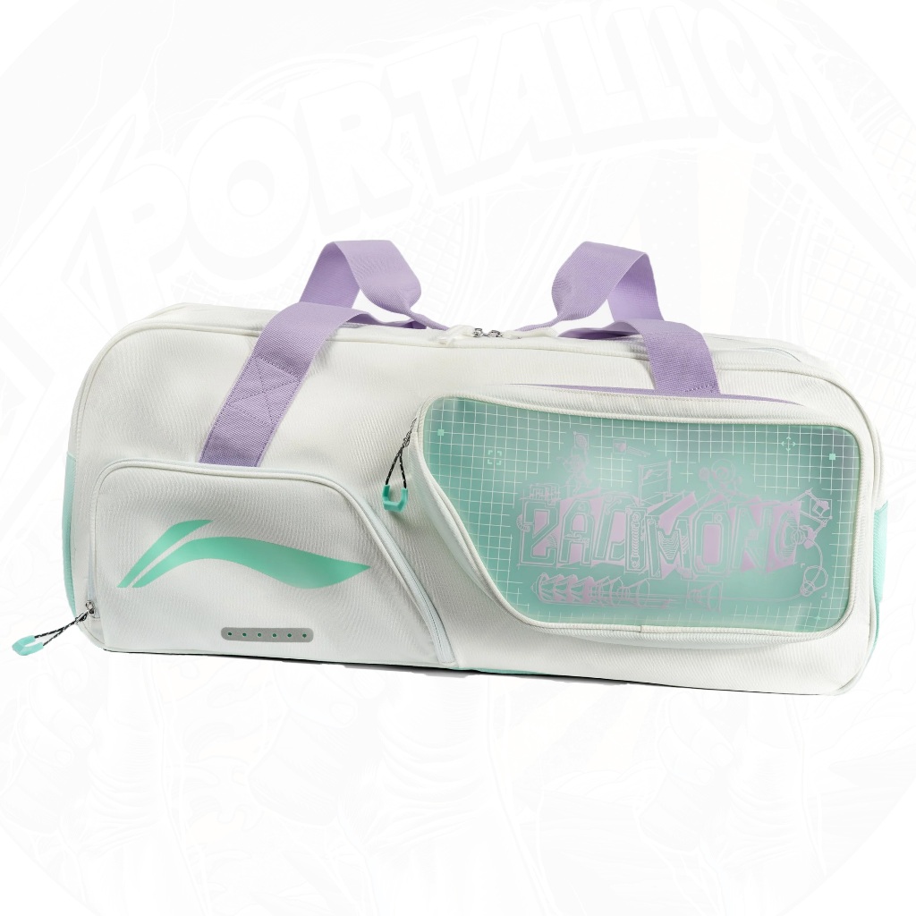 Jual Tas Raket Badminton Li-Ning LiNing Square Bag ABJU015-2S White ...