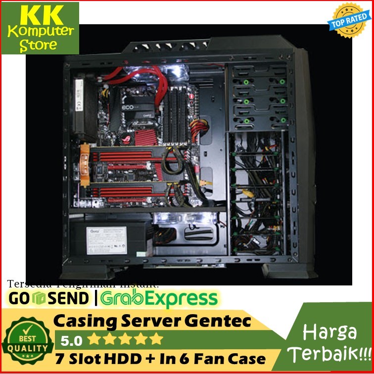Jual Casing Pc Server Raidmax / Gentec i High Quality [ Atx | 5 Slot ...