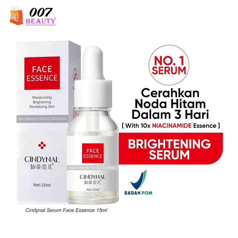 Jual BPOM Cindynal Face Essenece Niacinamide Freckle Removal Moisturizing Brightening ...