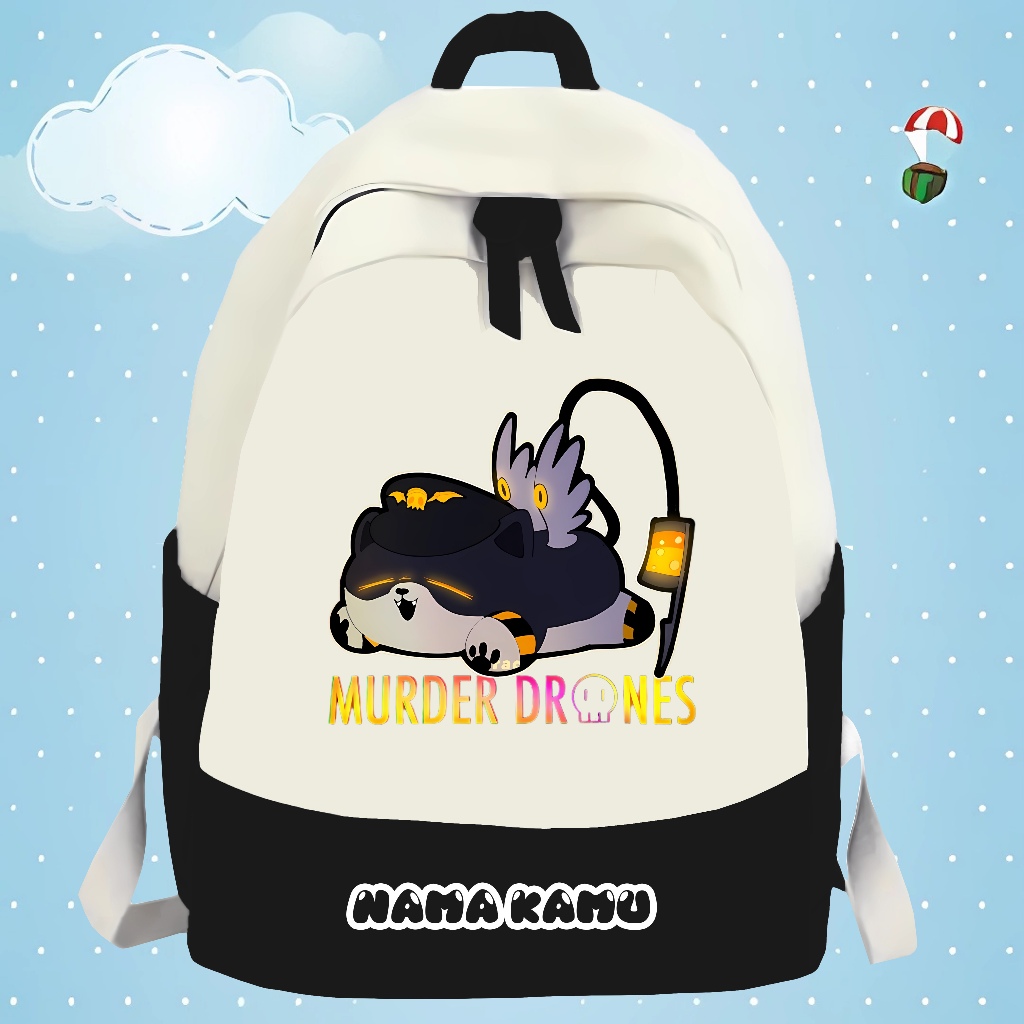 Jual tas ransel backpack anak murder drones | Shopee Indonesia