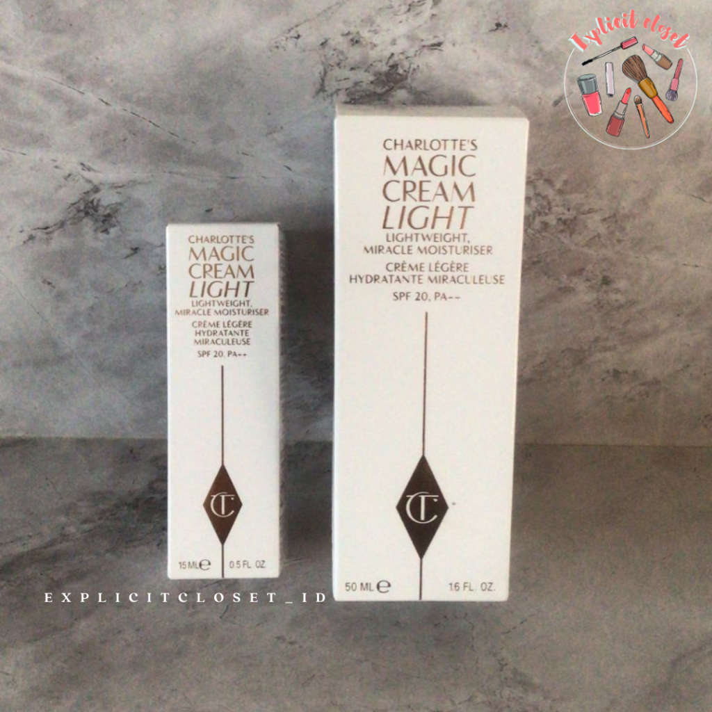 Jual .ec.CHARLOTTE TILBURY Magic Cream Light Lightweight Moisturiser ...