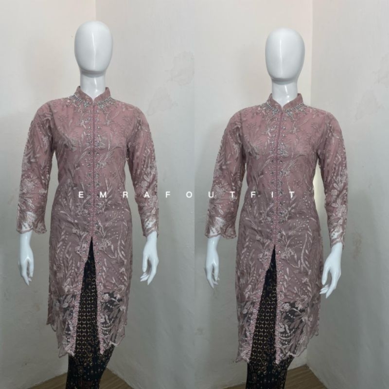 Jual kebaya tunik / kebaya sanghai tile / kebaya terbaru / kebaya ...