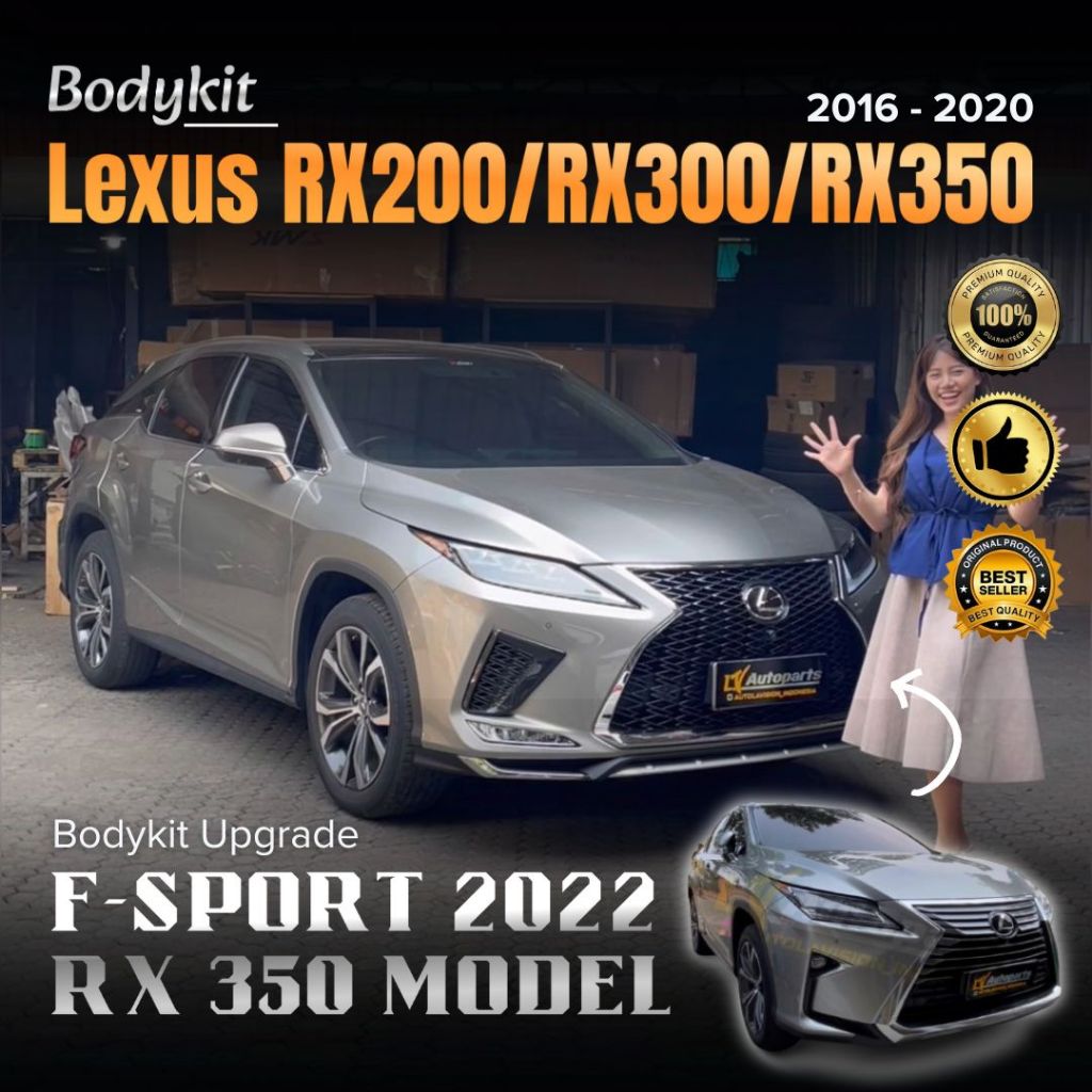 Jual LEXUS RX200T / RX300 / RX350 (2016 - 2020) - BODYKIT / BODY KIT ...