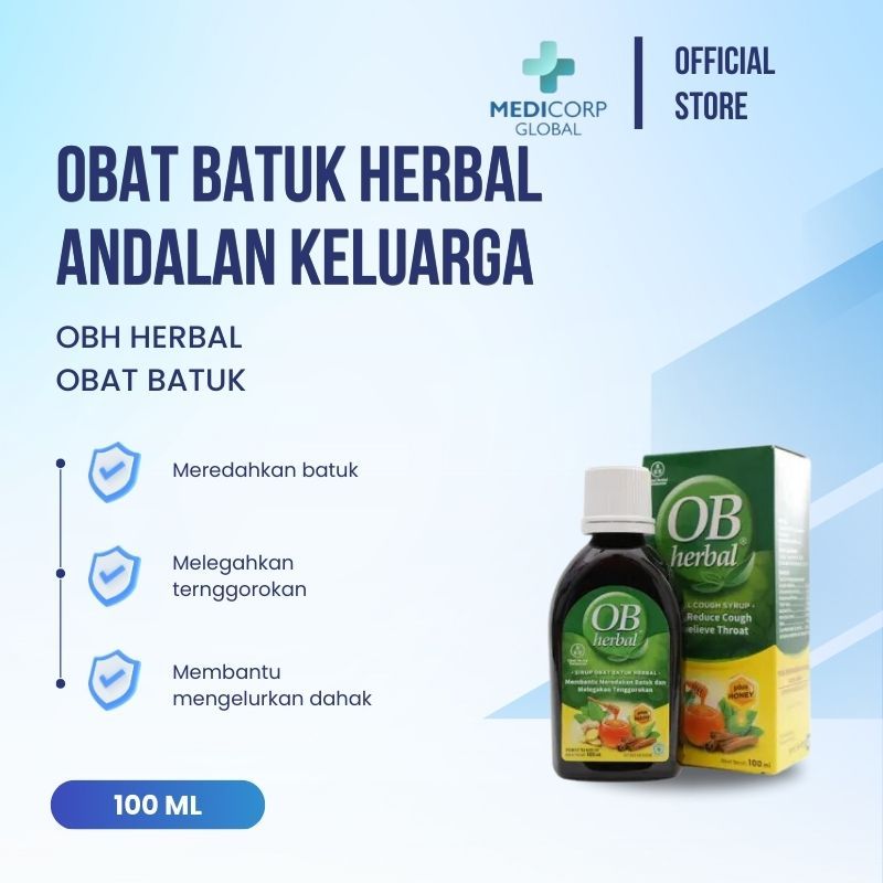 Jual [MEDICORP] OBH herbal sirup obat batuk hitam pelega tenggorokan ...