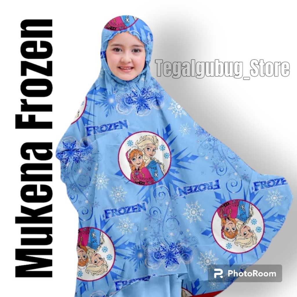 Jual Mukena anak karakter frozen terbaru , untuk usia 1-8thn realpict ...