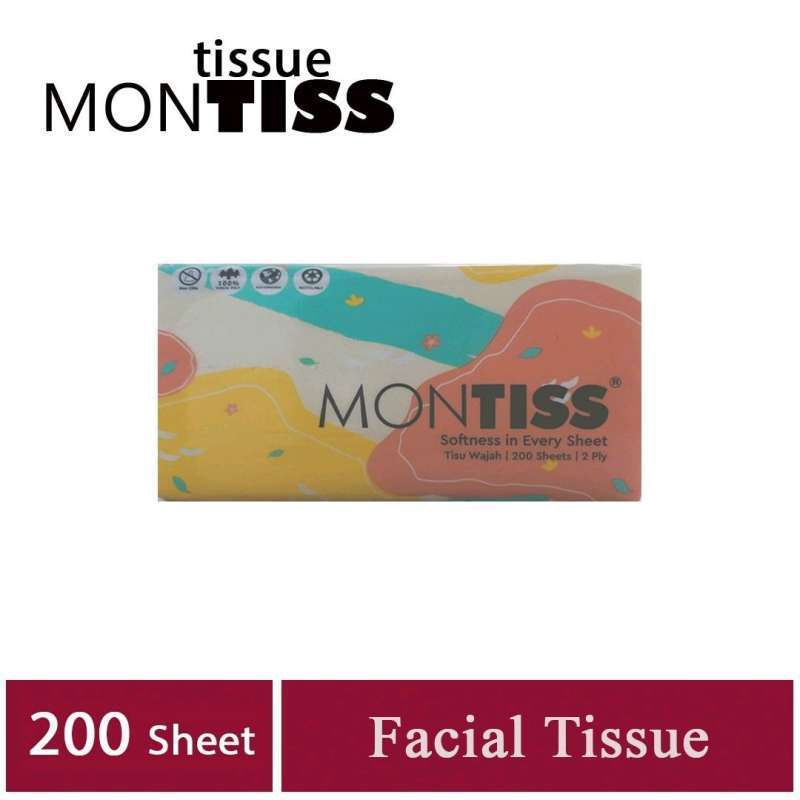 Jual Montiss Facial Tissue 200 Sheets (1pack) | Shopee Indonesia
