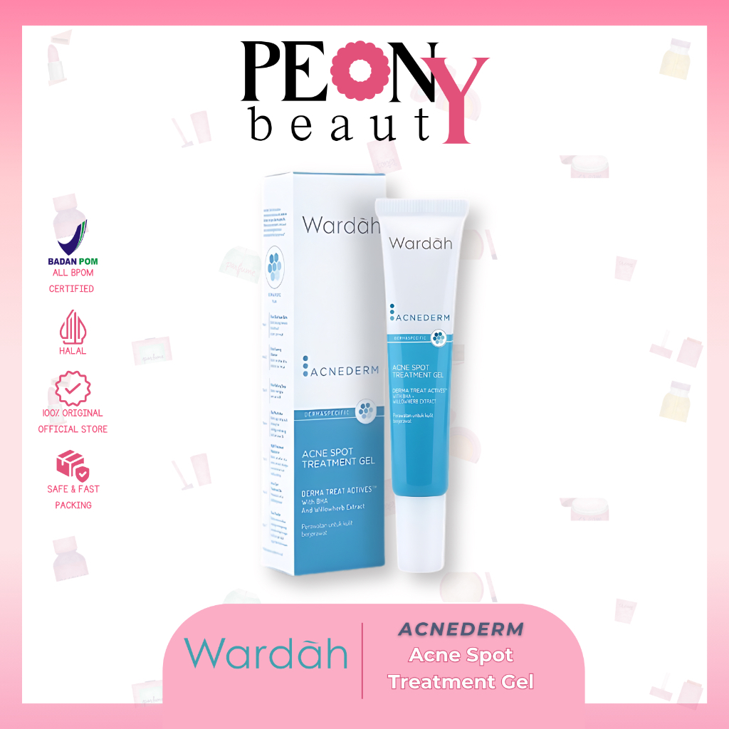 Jual Wardah Acnederm Acne Spot Treatment Gel 15 ml - Totol Jerawat ...