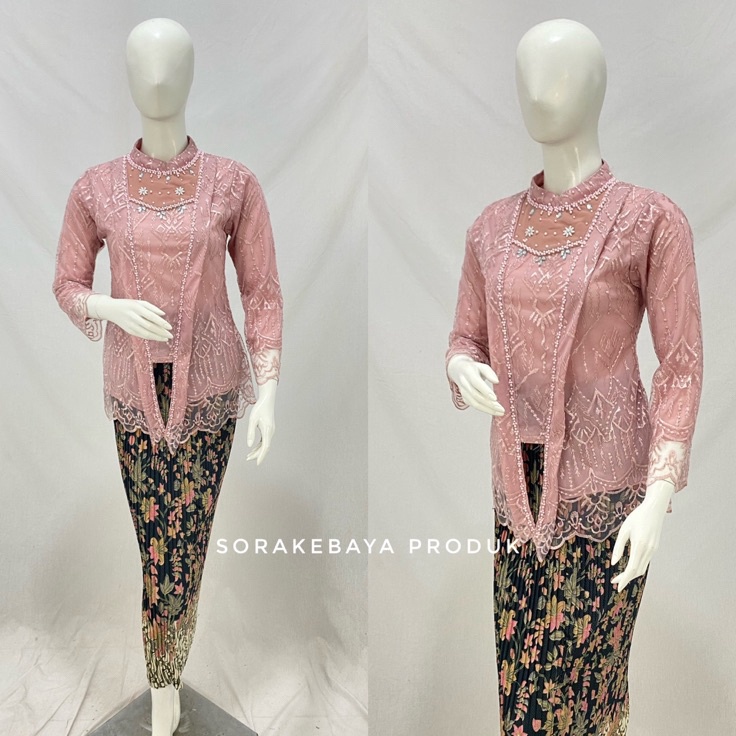 Jual ORIGINAL Kebaya modern kutu baru kerah sanghai kebaya wisuda payet | Shopee Indonesia