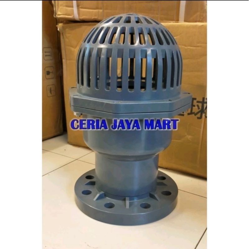 Jual Foot Valve PVC 3 inch Flange JiS10k DN80 swing foot valve Flange ...