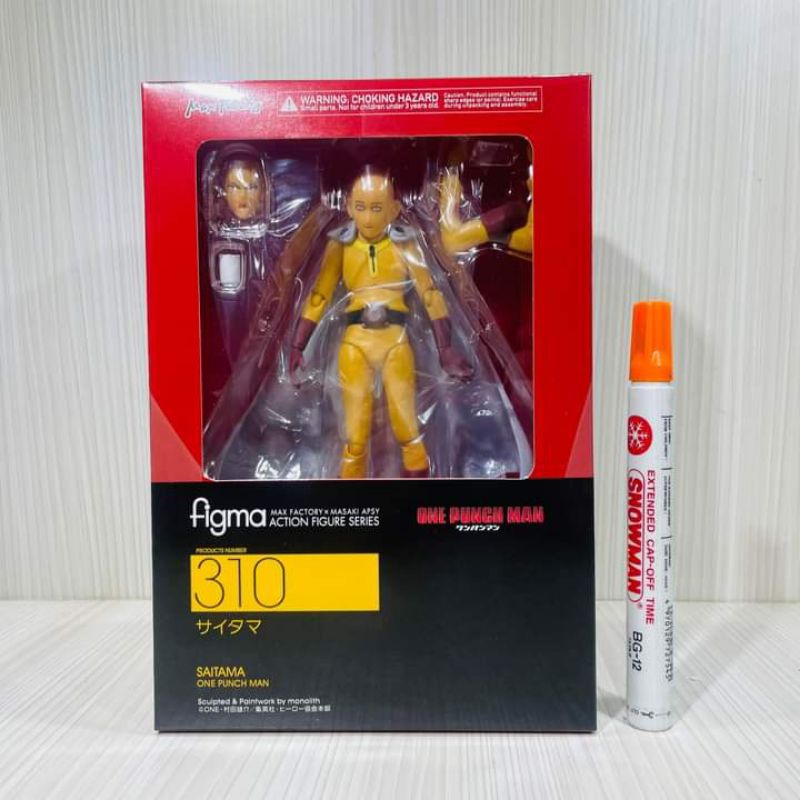 Jual salemainan action figure figma 310 saitama one punch man recast ...