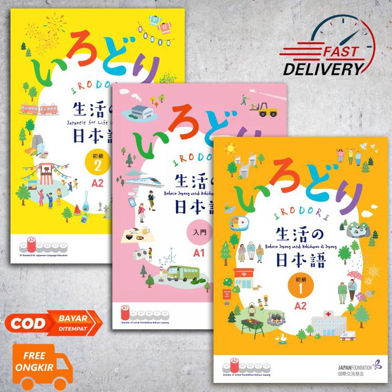 Jual KODE A2F3 IRODORI Buku Bahasa Jepang untuk Kehidupan di Jepang A1 ...