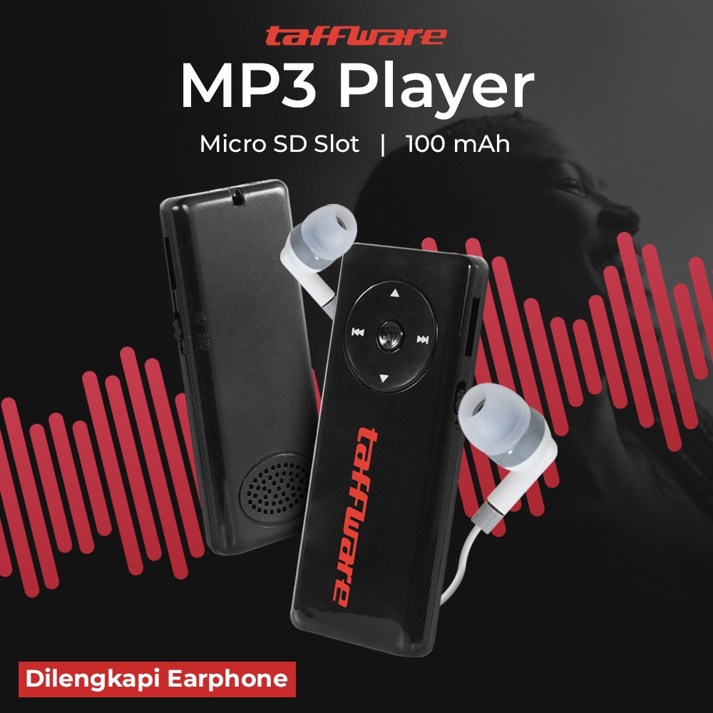 Jual MP3 Player Walkman Micro SD Slot 100mAh - JM-003 - Black 7RPL04BK | Shopee Indonesia