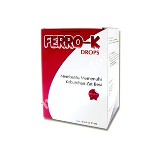 Jual Ferro-K Drop – 15 ml – Suplemen Zat Besi Anak | Shopee Indonesia