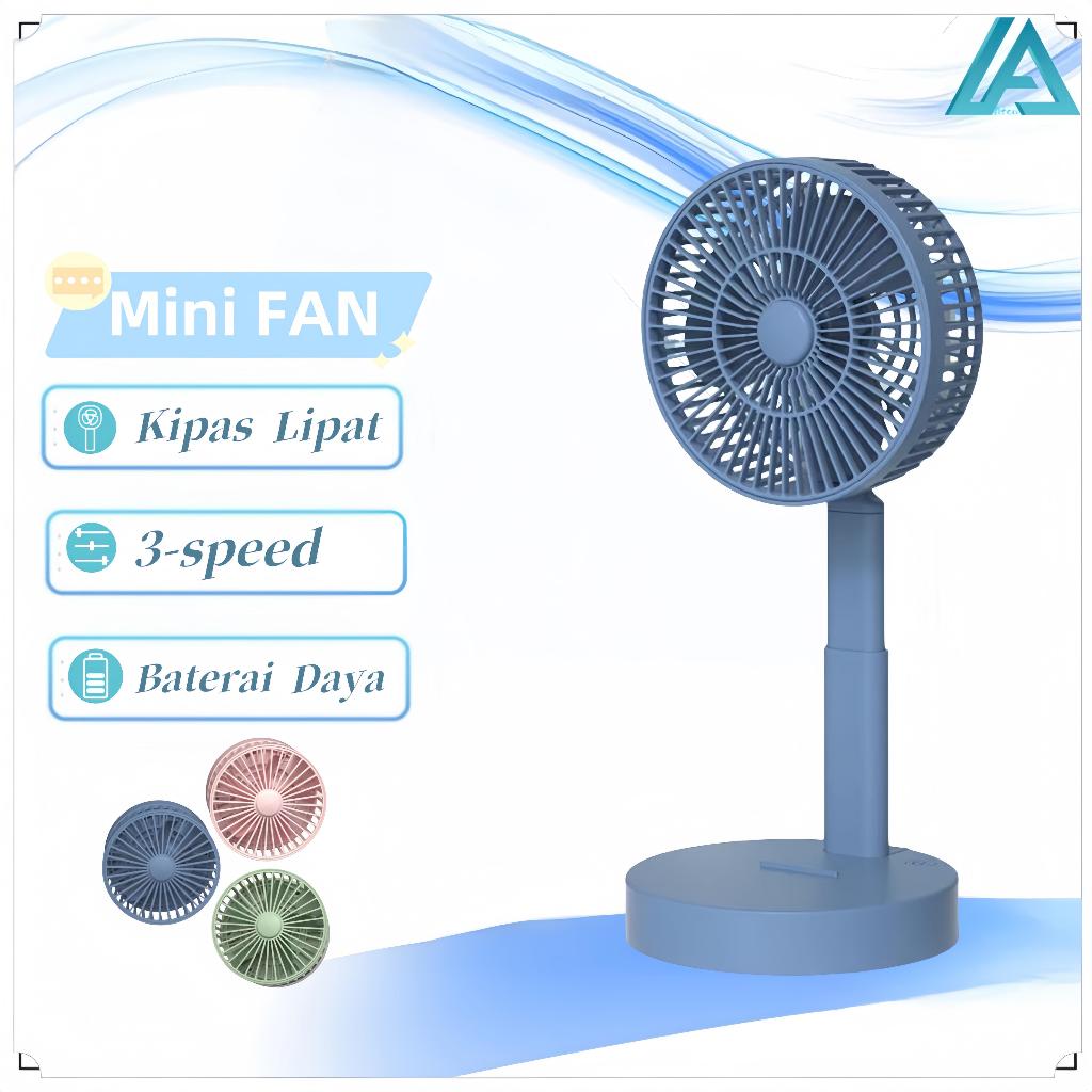Jual Kipas Angin Mini Kubus K12 Kipas Lipat yang Dapat Ditarik 3 Kipas ...