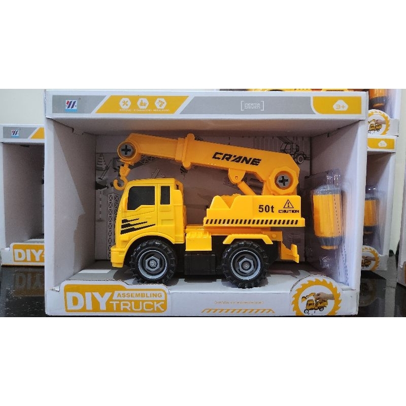 Jual Mainan Truk Truck Rakit Puzzle 3D Mobil Bangunan / Diecast Mobil ...