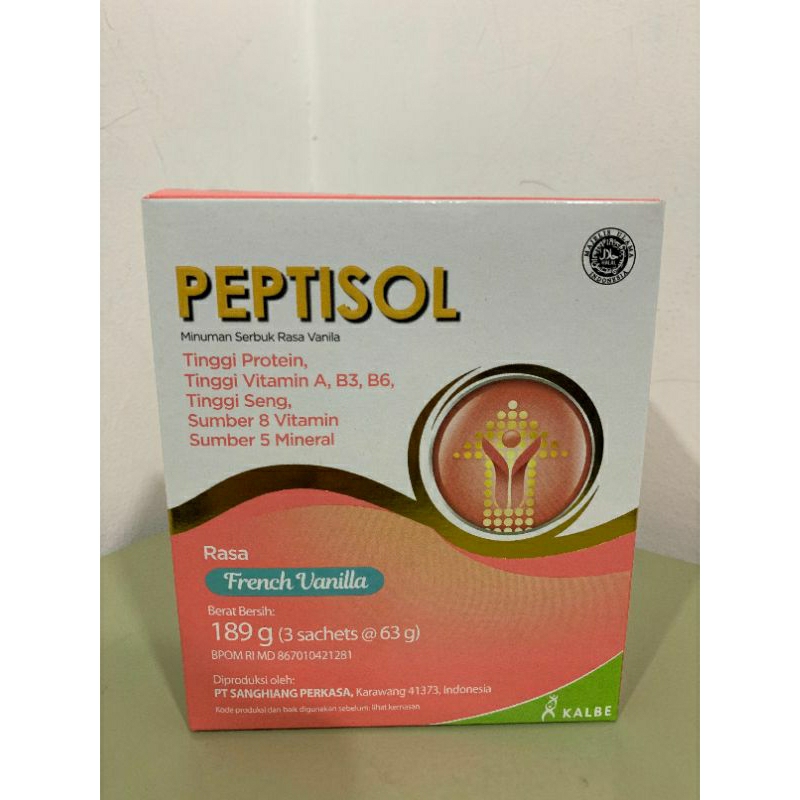 Jual Peptisol Vanila 189 gram - Nutrisi Tinggi Protein Rendah Residu ...