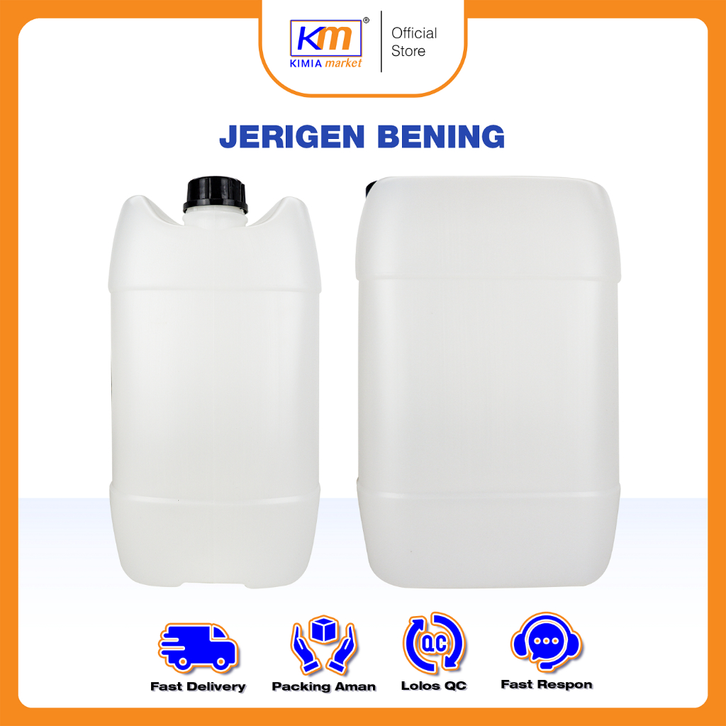 Jual Jerigen Kosong Baru / Jerigen Bening 20 Liter | Shopee Indonesia