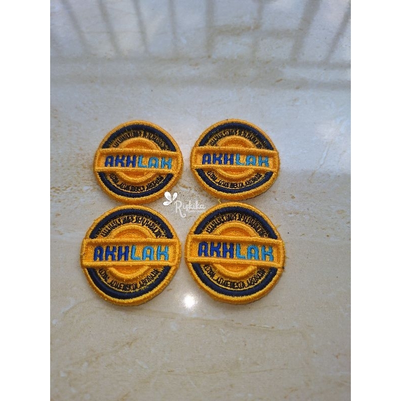 Jual LOGO AKHLAK //untuk atribut jasa raharja// BORDIR TIMBUL | Shopee ...