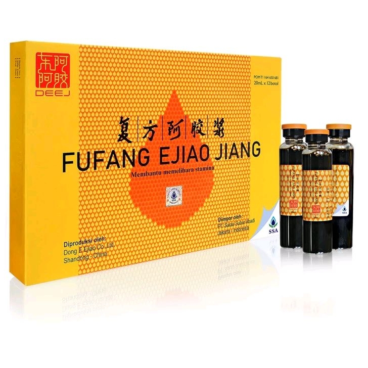 Jual 12 BOTOL FUFANG EJIAO JIANG obat demam berdarah 12 botol | FUFANG ...