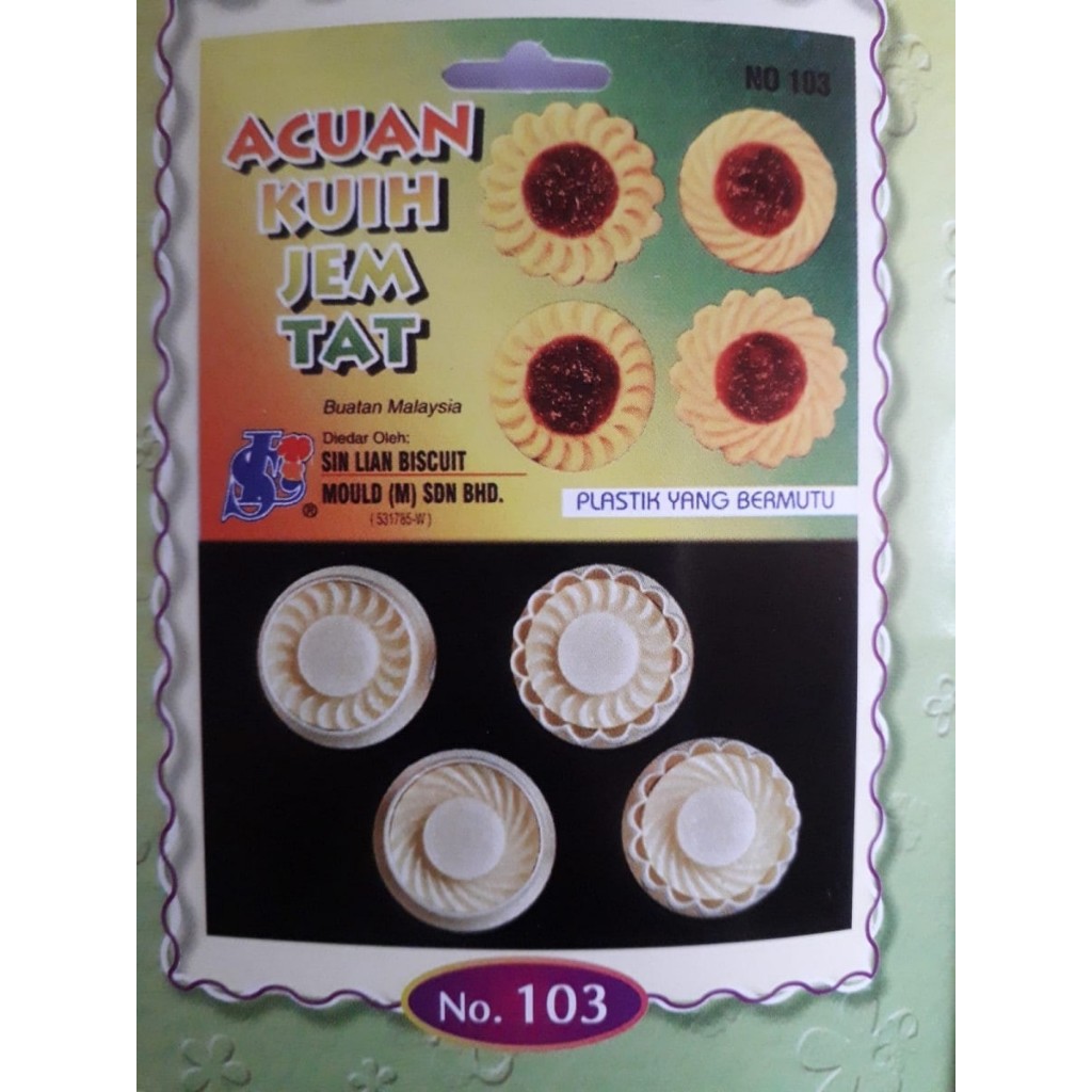 Jual Produk Terbaik] Acuan Jem Tat 103 Cetakan Kue Kering Nastar ...