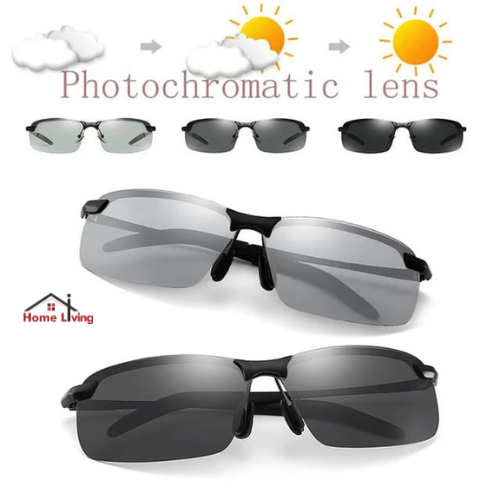 Jual HL Kacamata Anti Silau Kacamata Photochromic Polarized Sunglass UV400 Fotosensitif | Shopee ...