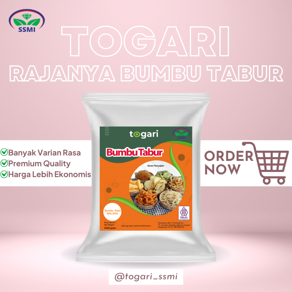 Jual TOGARI Bumbu Tabur Rasa Balado 5000 Gram (5 KG) | Shopee Indonesia