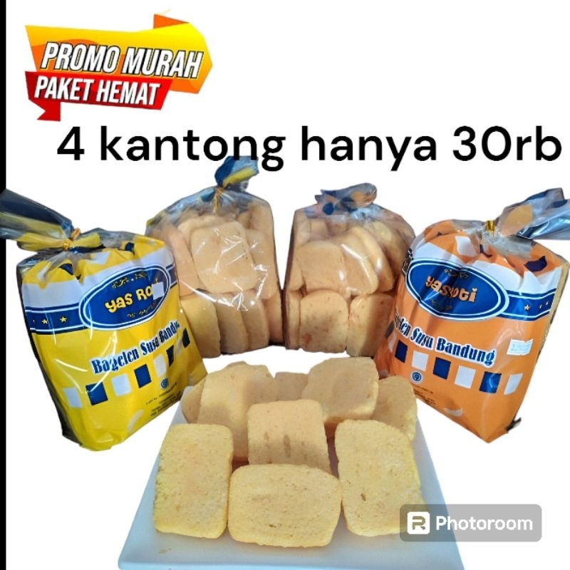 Jual kue/roti kering bagelen 1 dus isi 4 varian mix keju susu coklat ...