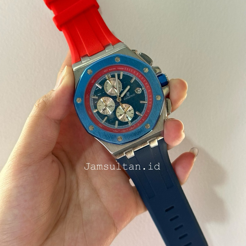 Jual JAM TANGAN SULTAN PRIA AP CRONO AKTIF TANGGAL AKTIF TALI RUBBER DIAMETER 50MM | Shopee ...