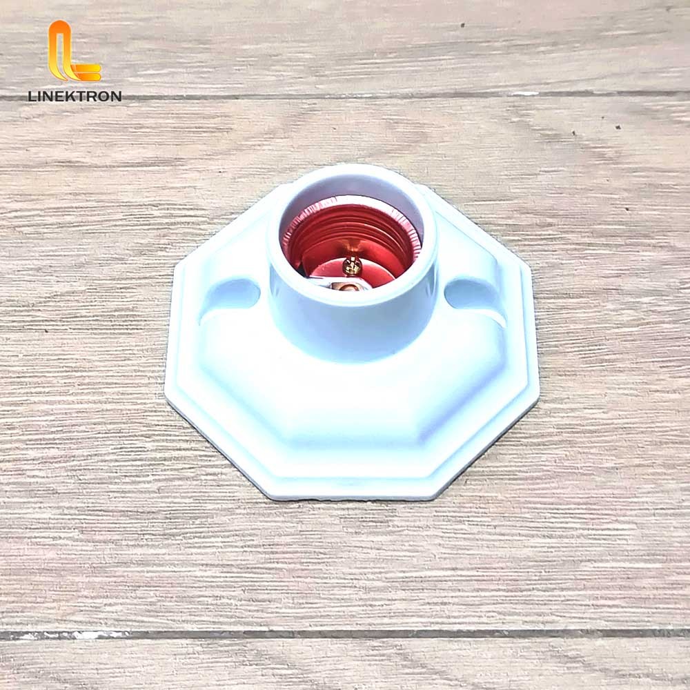 Jual FITTING LAMPU PLAFON SEGI 6 MODEL KECIL / FITTING DUDUK MINI ...