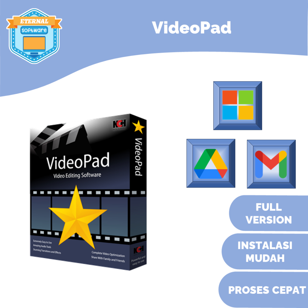 Jual VideoPad Video Editor Aplikasi Editing Video Full Lisensi Lifetime ...