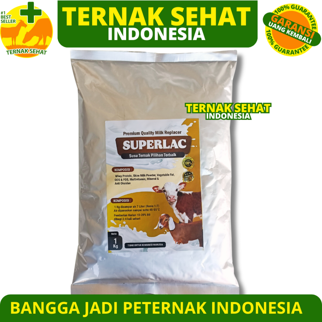 Jual SUPERLAC 1 KG - Susu Hewan Ternak Tambahan untuk Anak Kambing ...